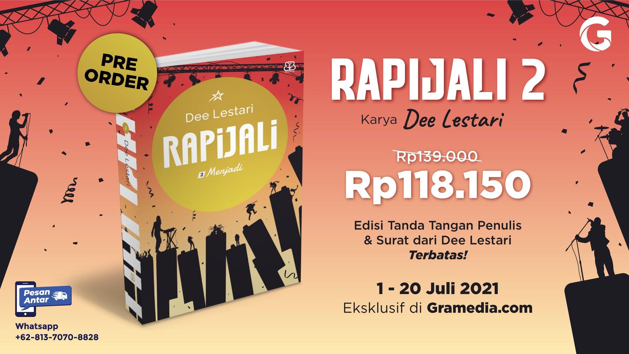 Kisah Ping Belum Berakhir, Masih Ada Buku Lanjutan dari Rapijali!