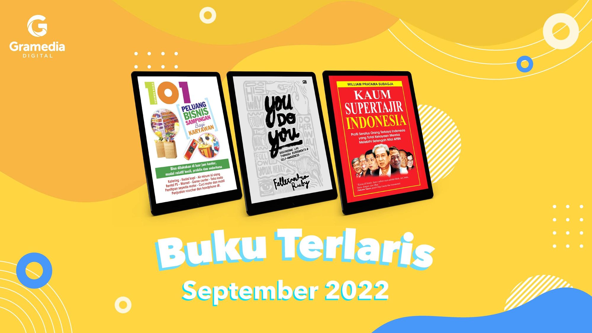 Rekomendasi E-Book Terlaris dan Paling Banyak Dibaca di Gramedia Digital